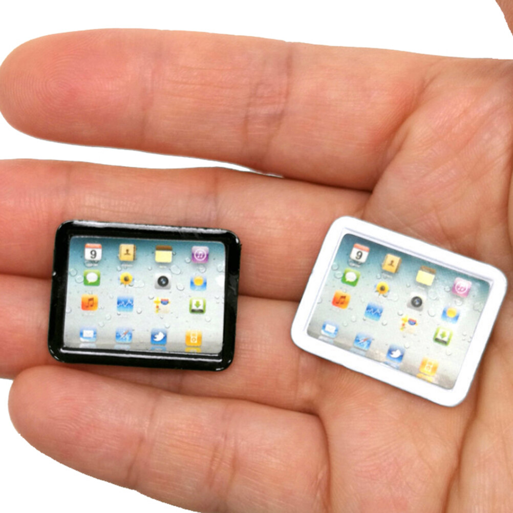 1:12 laptop computer pad toy Dollhouse Miniature Toy Kitchen room ...