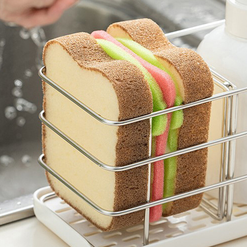 For Cleaning Non Scratch Soft Dish Sponge Multifunctional Thick Cute ...