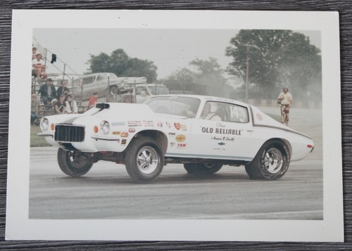 *L&M FILMS Orig '70s Drag Racing Color Photo 3.5 x 2.5 OLD RELIABLE PRO ...