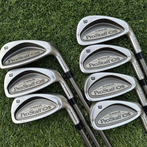 Wilson Pro Staff OS Oversize Irons 3-9 Right-Handed Graphite Shafts ...