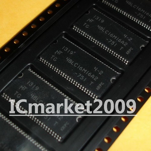 1 PCS MT48LC16M16A2TG-75IT TSOP-54 MT 48LC16M16A2 TG-75 256Mb SDRAM ...