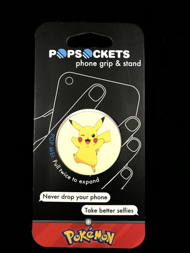AUTHENTIC PopSockets Single Phone Grip Pokemon pikachu PopSocket Phone ...