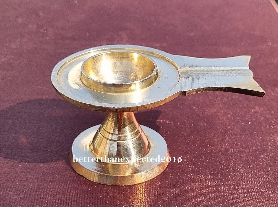 BRASS YONI HOLDER SHALIGRAM SHIVA LINGAM LINGHAM HINDU PUJA STAND NAAG ...