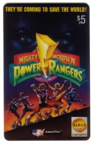 Mighty Morph' N Power Rangers 5 Combattants Prototype IMPRIMEUR Waste ...