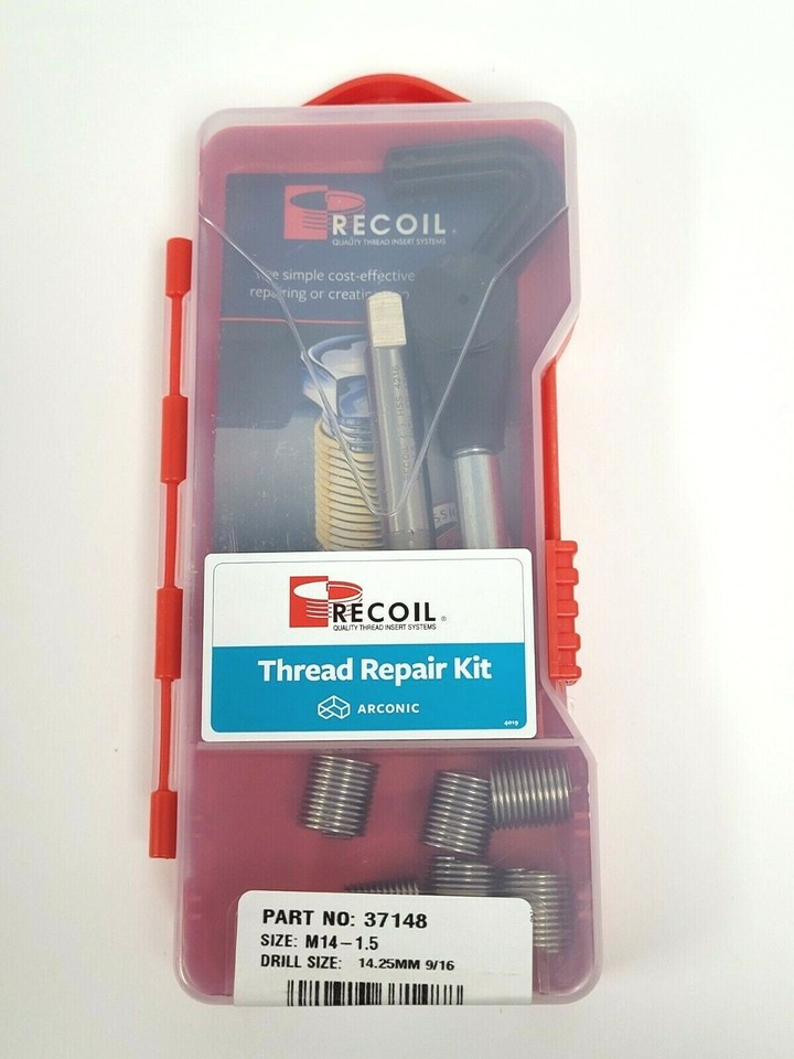 M14 X 1.5 METRIC THREAD REPAIR KIT #37148 HELICOIL TYPE RECOIL - NEW | eBay