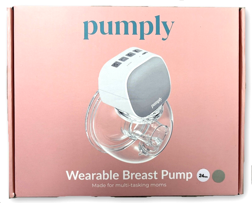 Pumply Wearable Breast Pump Gray 1 PAIR USB NIB | eBay
