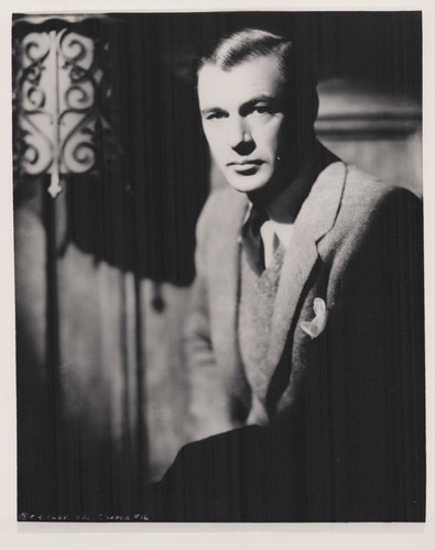 Gary Cooper (1970s) Handsome Hollywood Actor - Stunning Portrait Photo ...