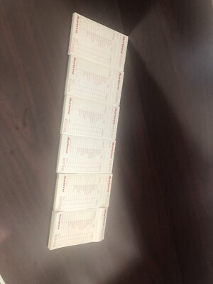 6 Pack Marianna Deluxe Salon Check Pads White 5x3 - Item No. 08820 (100 ...