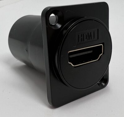 HD D Series Chassis Panel Mount Connector Pass Through Solderless ...