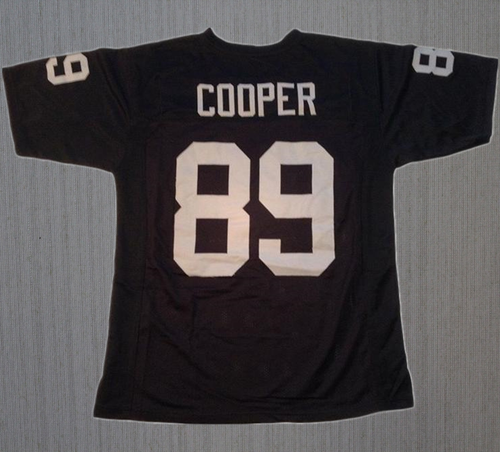Retro Cooper #89 Football Jerseys Stitched Unsigned Black Custom Any ...
