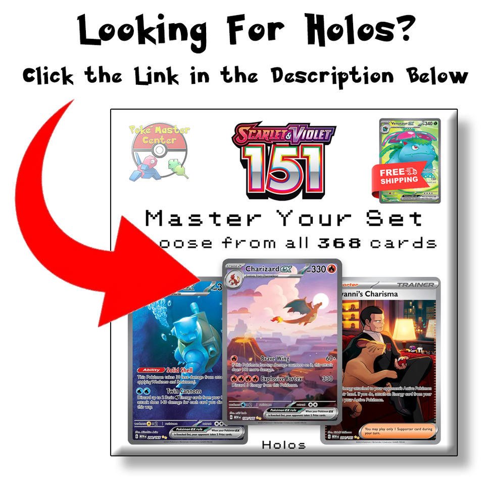 Pokemon 151 Non-Holos - Choose Your Card - Scarlet & Violet - Free ...