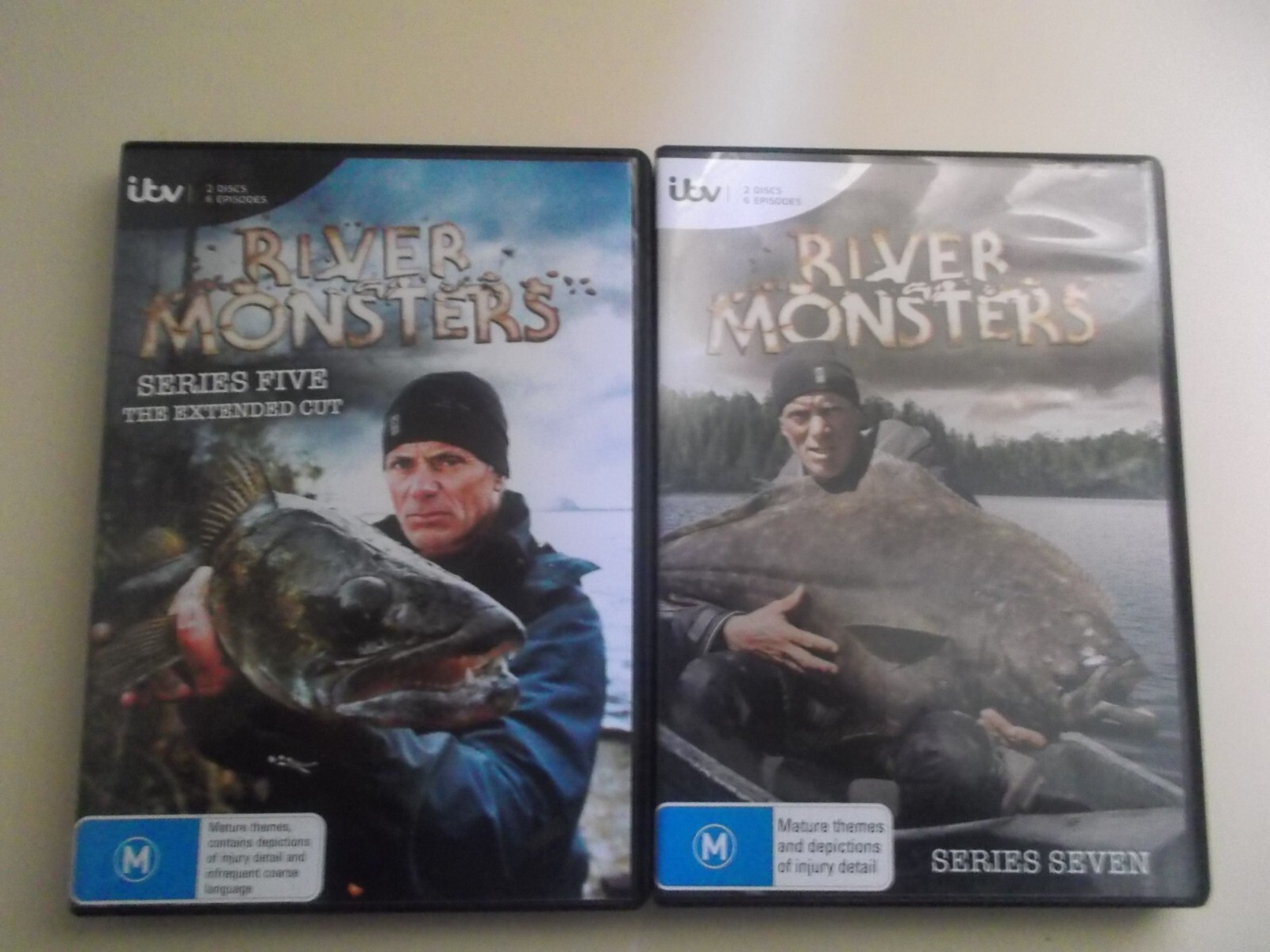 RIVER MONSTERS SERIES 1,3,5,7,9 THE BEST OF DVDS Region 4 JEREMY WADE ...