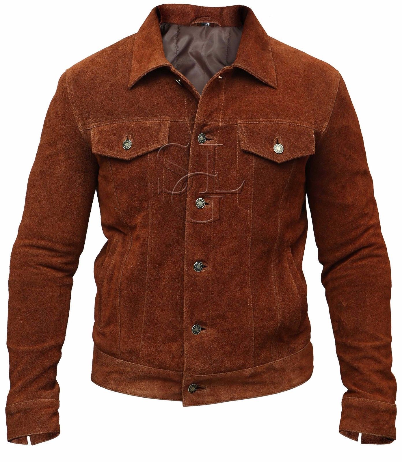 X-Men 2017 Logan Wolverine Hugh Jackman Brown Real Suede Leather Jacket ...