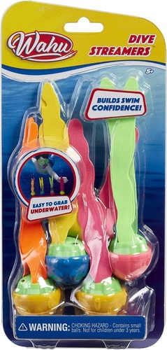 new WAHU Dive Streamers sea plants - Pool Diving Toy Set Marked with ...