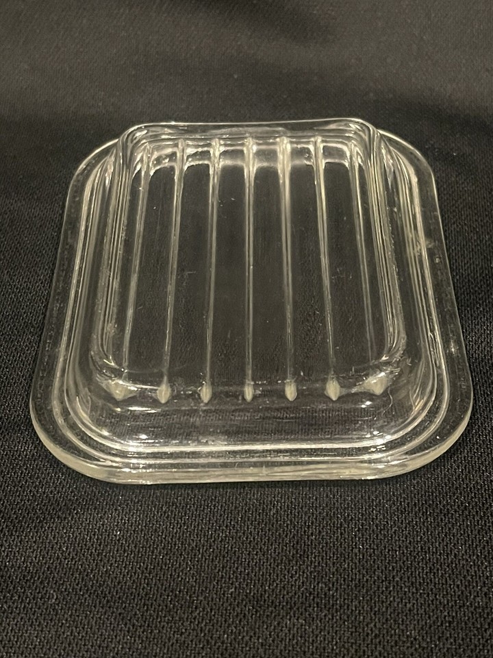 Set of 2 Vintage 0501 Pyrex Amish Butterprint Refrigerator Dishes 1.5 ...