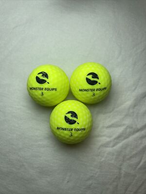 Monster Equips 3 Golf Balls | eBay