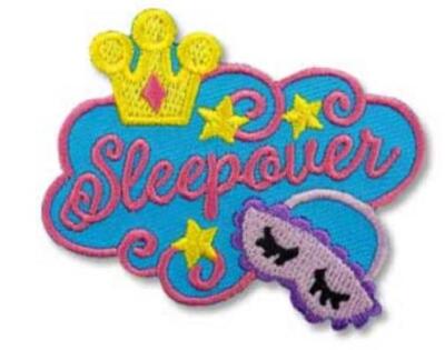 Boy Girl Cub SLEEPOVER Sleep Over PJ Party Fun Patches Crests Badge GUIDE SCOUT | eBay