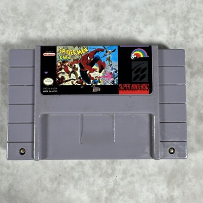 Spider-Man X-Men: Arcade's Revenge (Super Nintendo, 1993) Cartridge LJN ...