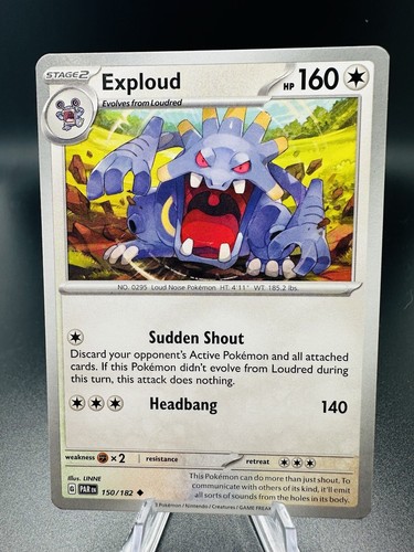 Pokemon TCG - Exploud 150/182 - Paradox Rift 2023 | eBay
