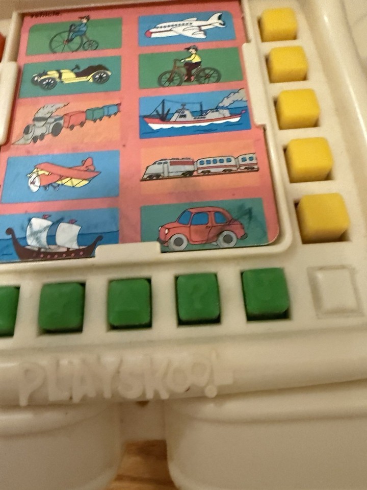 Vintage Playskool Alphie II Teaching Robot With Cards, Works | eBay