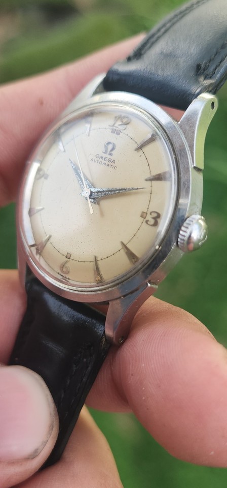 Vintage Omega Automatic Bumper Ref 2635 Cal 351 Men's 1952 Stainles ...