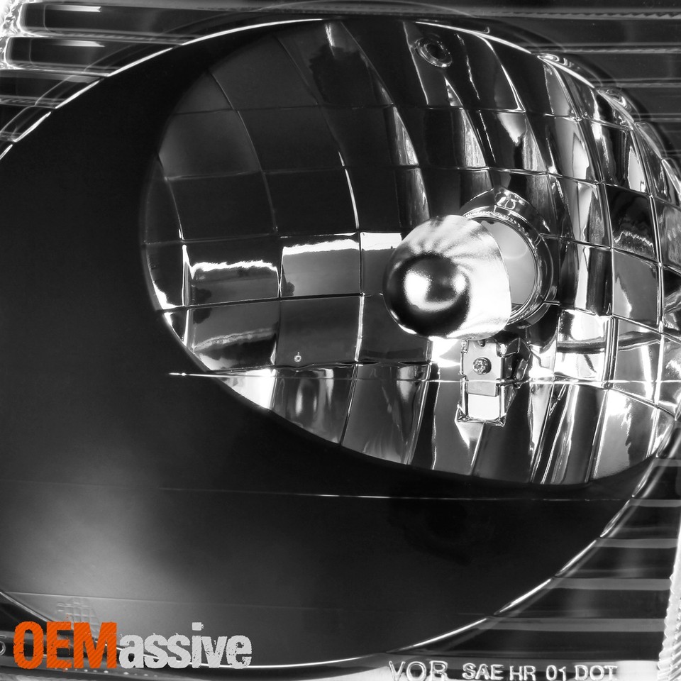 For 01-05 Ford Explorer Sport Trac Black Bezel Headlight + Corner ...