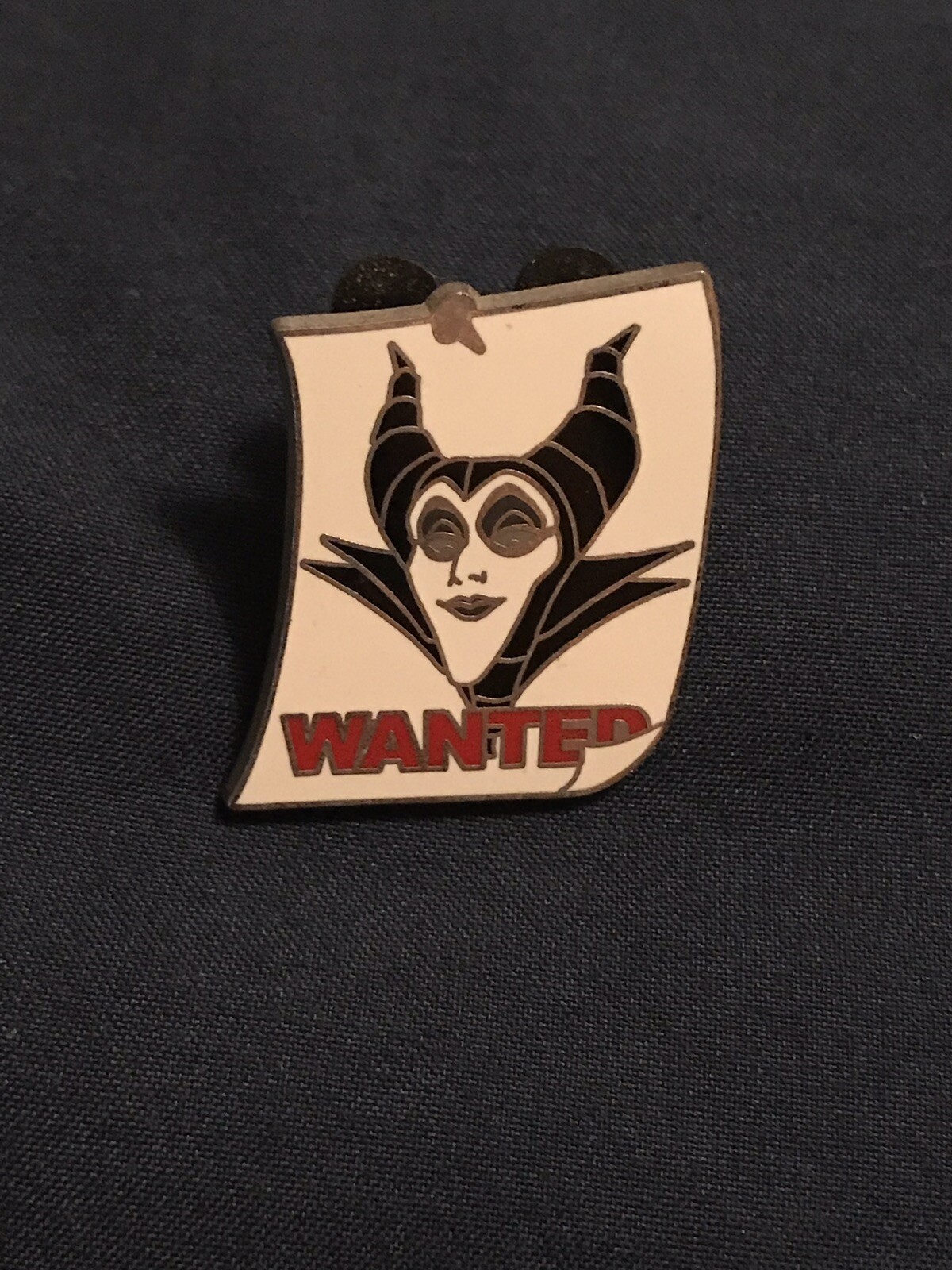 Disney Wanted Poster MALEFICENT Cast Lanyard Pin NO Hidden Mickey | eBay