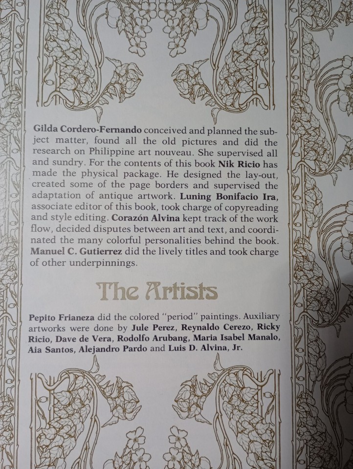 Turn of The Century by Gilda Cordero-Fernando & Nik Ricio 1978 ...