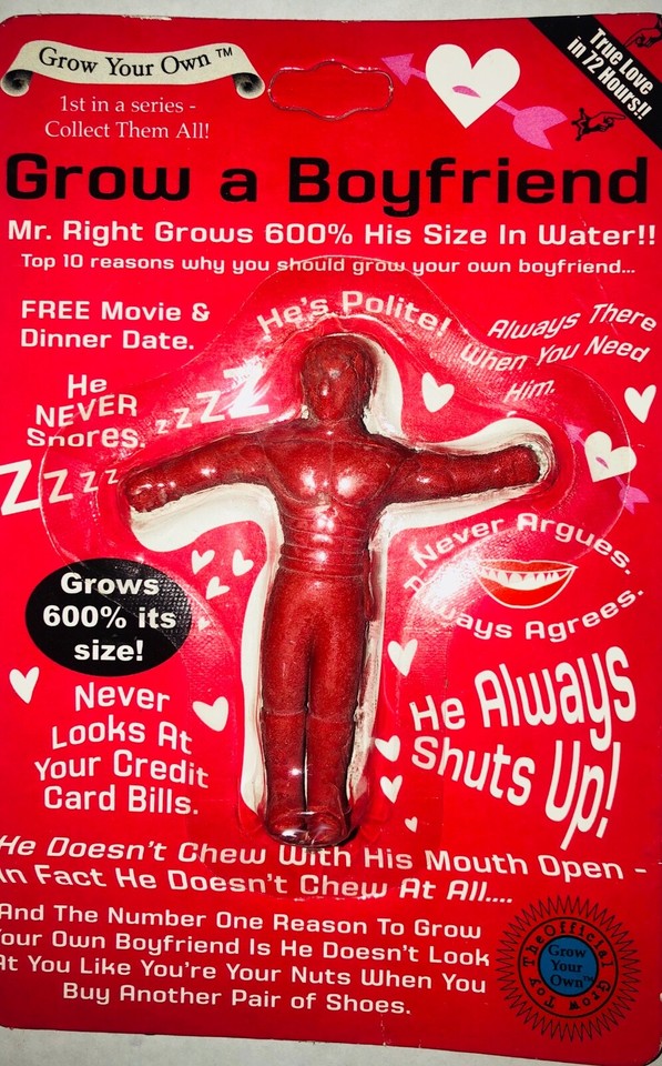 Grow A Boyfriend Novelity Grow toy Girlfriend Adult Gift Ladies Mens ...