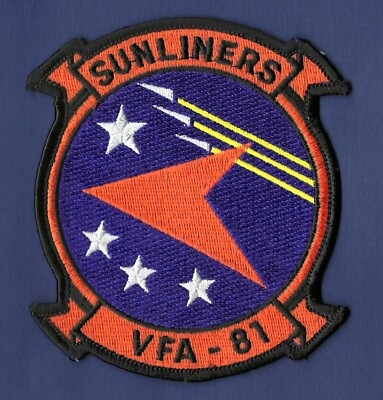 US Navy VFA-81 Strike Fighter Squadron "Sunliners" Patch | eBay