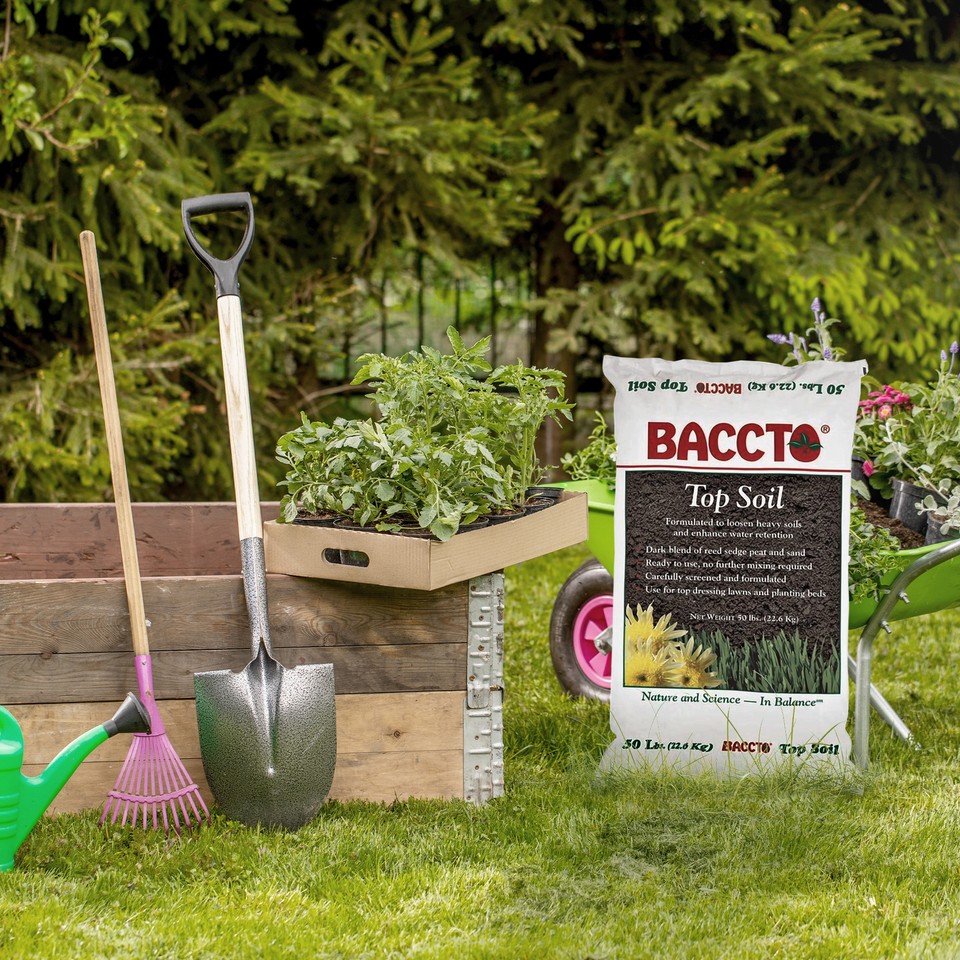 Michigan Peat Baccto Top Soil with Reed Sedge, Peat, and Sand, 50 ...