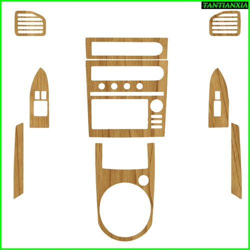 For Infiniti G35 2005-06 Wood Grain Teak Console Dashboard Door 9pcs ...