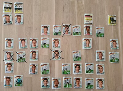 Ferrero (Duplo, Kinder Riegel, Hanuta) Fußball EM 2012 Team-Sticker ...
