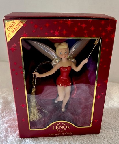Lenox China Red TINKER BELL Just Pixie Dust Ornament 2009 Disney ...