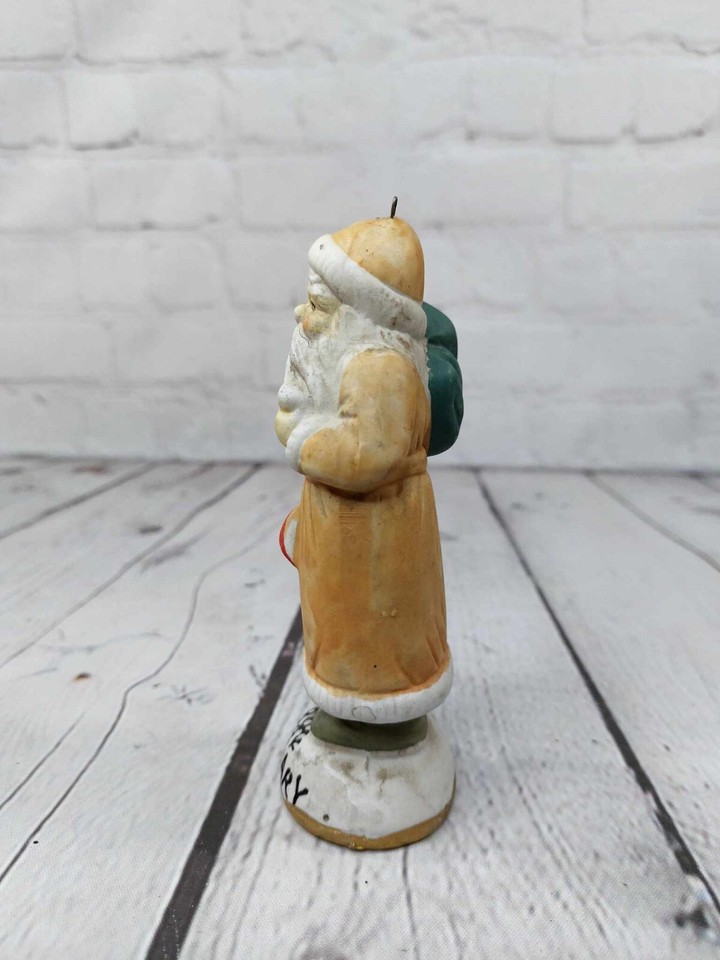 Vintage Old World Santa Claus Ornaments Ceramic Hanging Christmas Décor ...