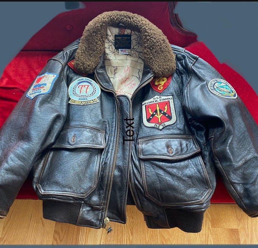Vintage Avirex Top Gun G-1 Leather Jacket - Gem