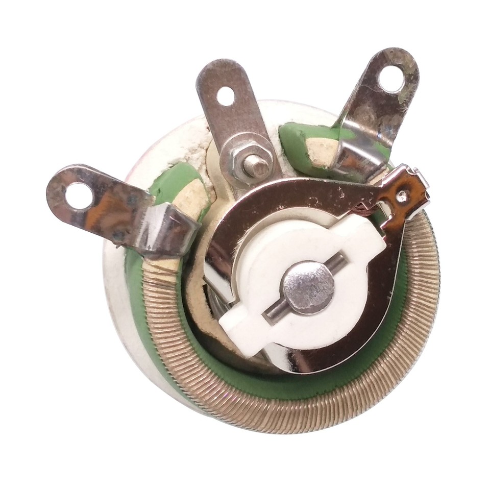 25W 50 OHM High Power Wirewound Potentiometer, Rheostat, Variable ...