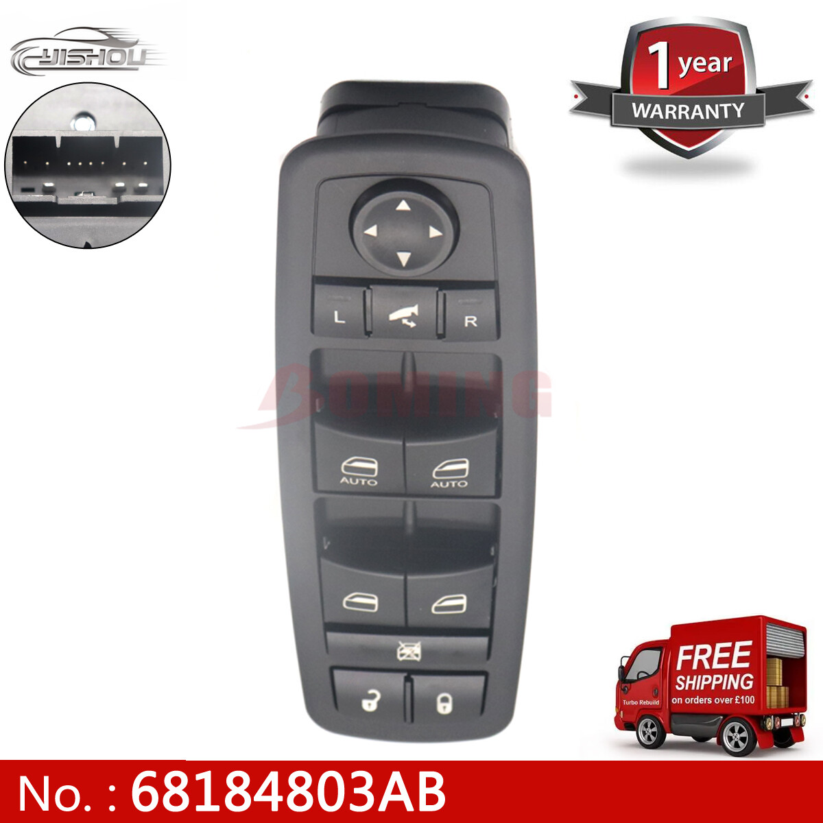 Fit For Jeep Grand Cherokee Power Window Switch 68271208AB 68620476AA ...