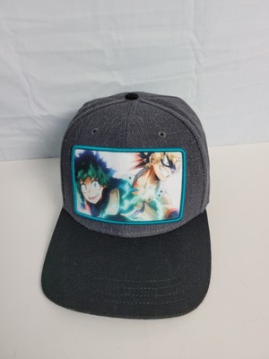 My Hero Academia Plus Ultra Adjustable Gray Snapback Cap Anime Manga ...