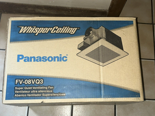 Panasonic FV-08VQ3 Ventilating Fan Whisper/Quiet Ceiling Exhaust 80 CFM ...