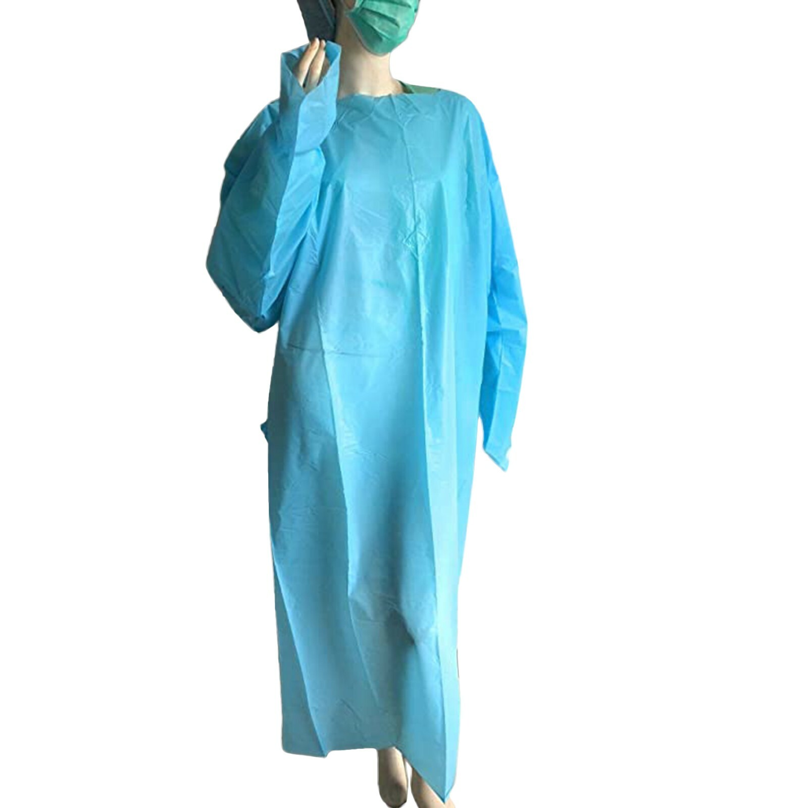 25PCDisposable Personal Protective Suit Coverall Dress PPE Gown Overall ...
