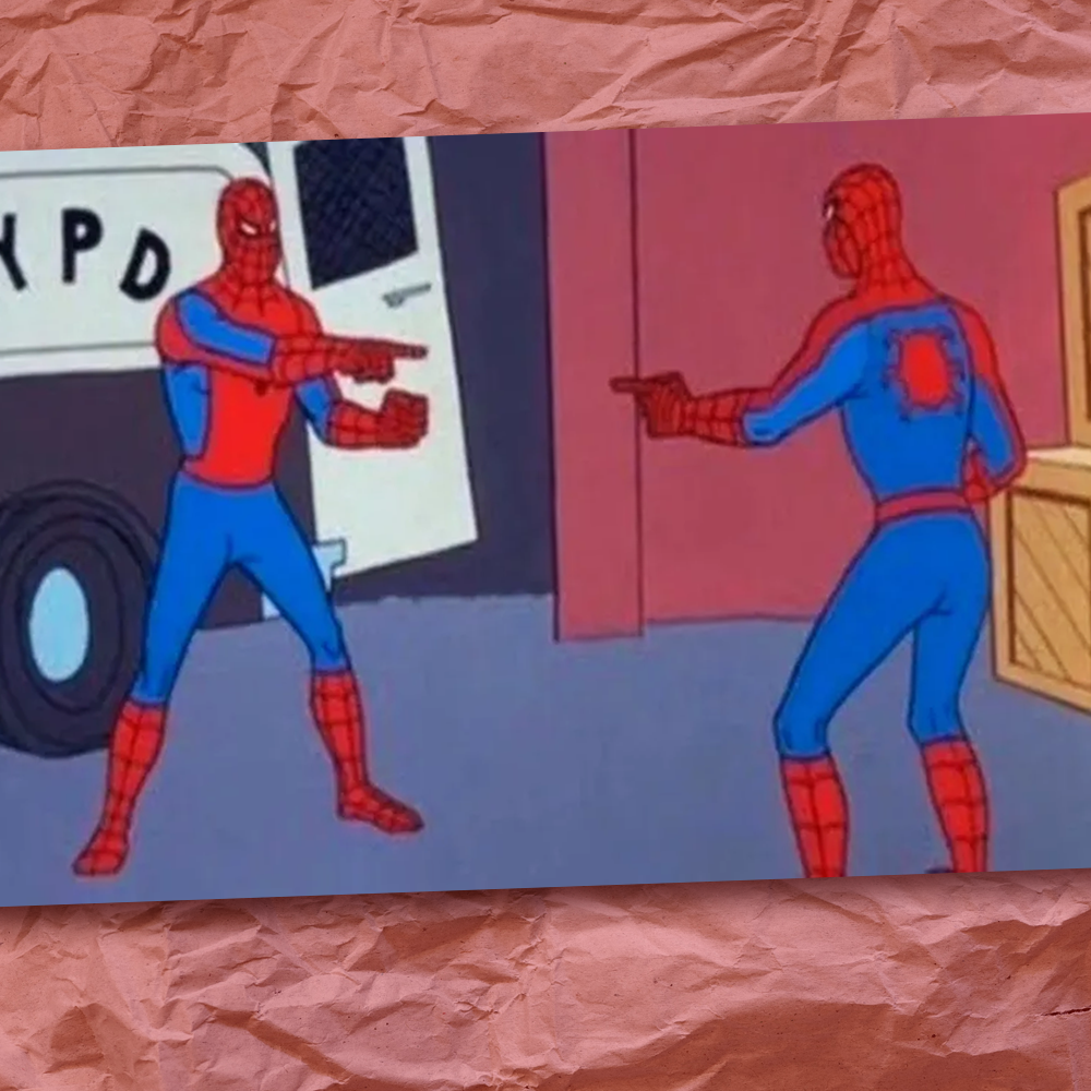 Spiderman Meme Template Batman Switches Heroes?! 😭 #fyp #meme