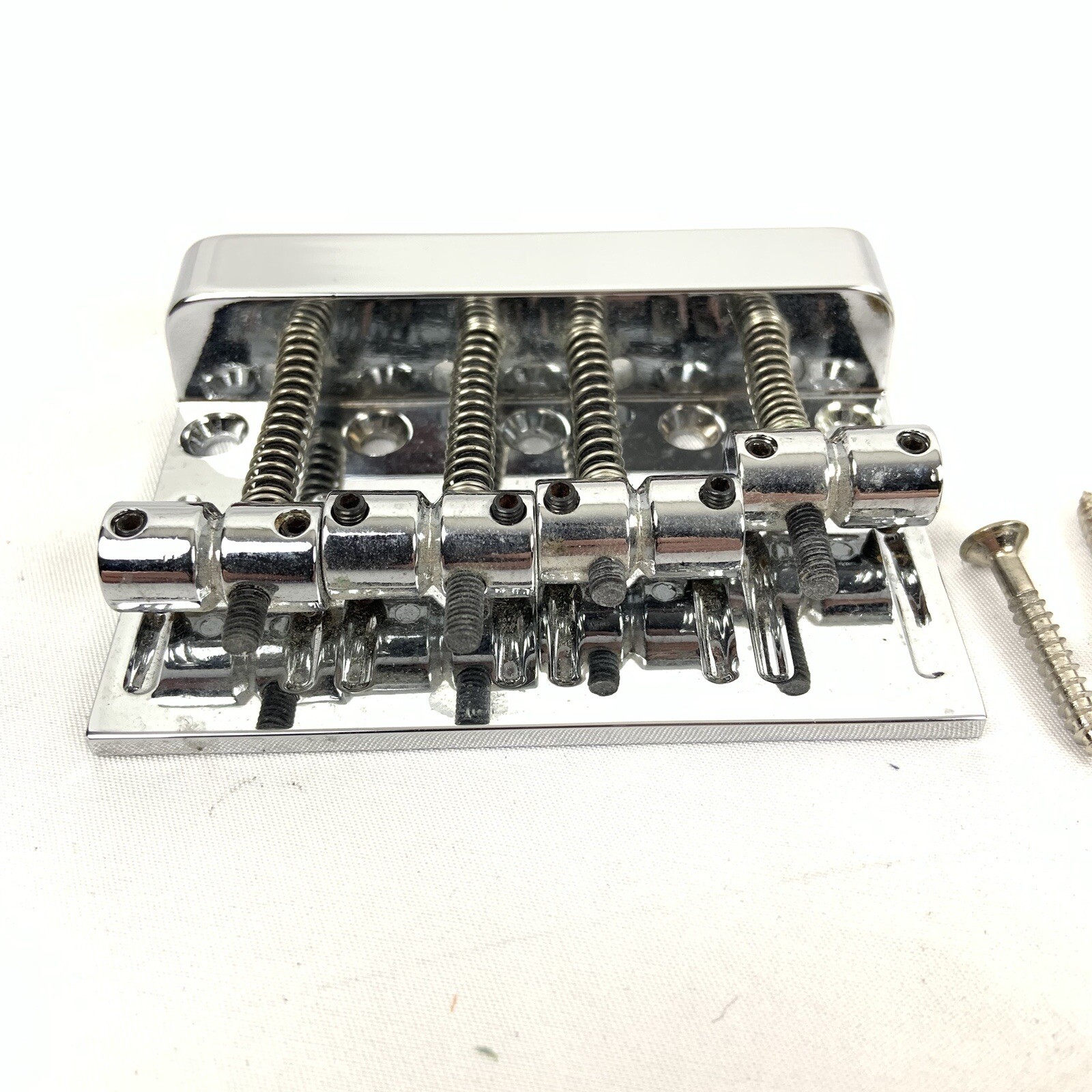 2000's Jackson JS40 Model JT340 4 String Electric Bass Bridge Chrome w ...