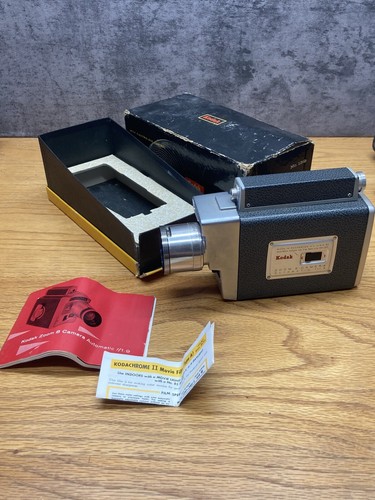 Vintage Kodak Zoom 8 Camera Automatic f/1.9 Wide Angle Telephoto | eBay