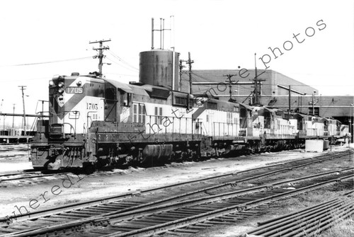Chicago & North Western CNW 1705 EMD SD9 Proviso ILL 1965 Photo | eBay
