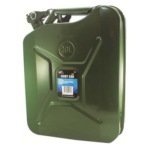 5L / 20L Jerry Can Fuel Oil Diesel Petrol Storage Container Metal Spout ...