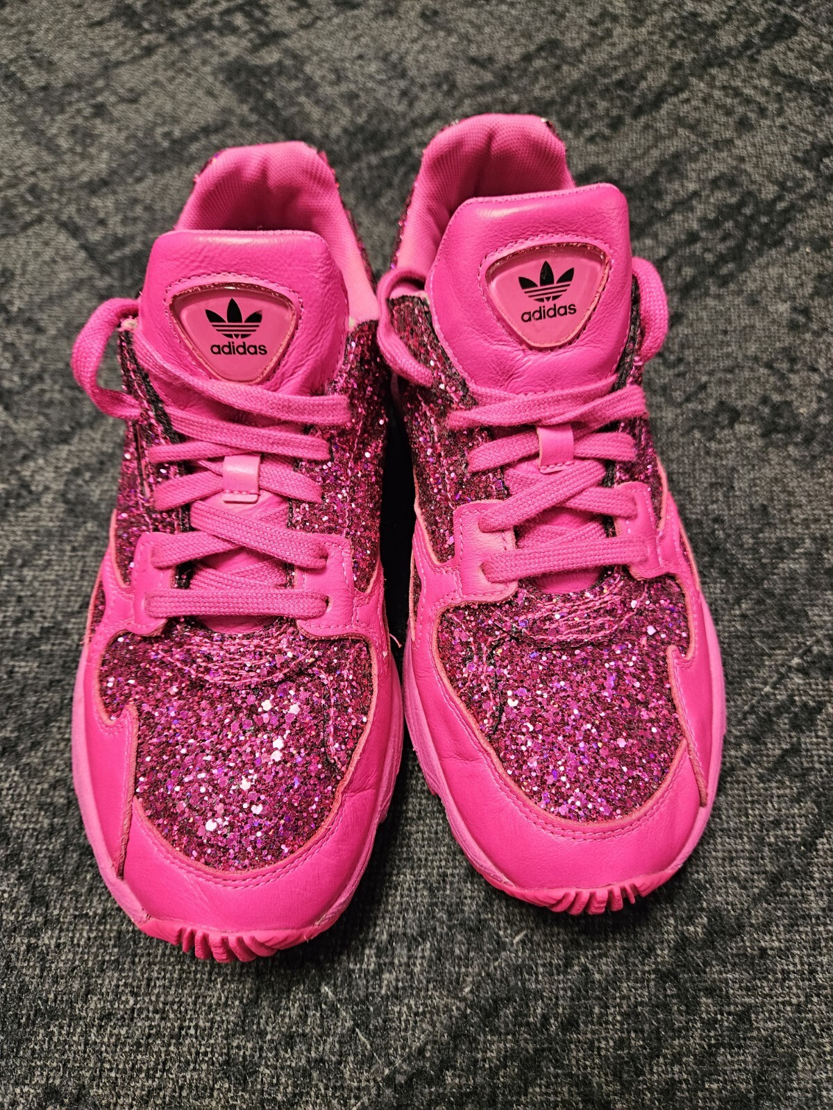 ADIDAS Originals Falcon Shock Pink Glitter Womens Siz… - Gem