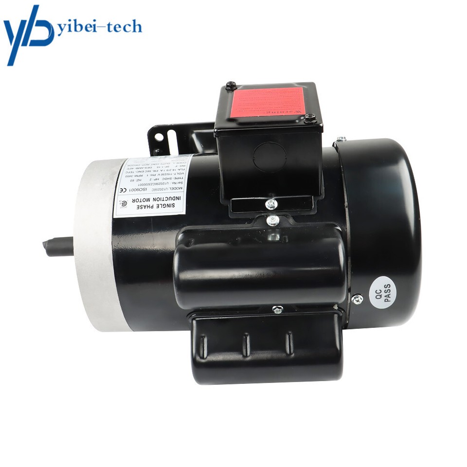 1 Phase 3450 RPM 60HZ 115V/230V General Electric Motor 2HP 56C Frame 5/ ...