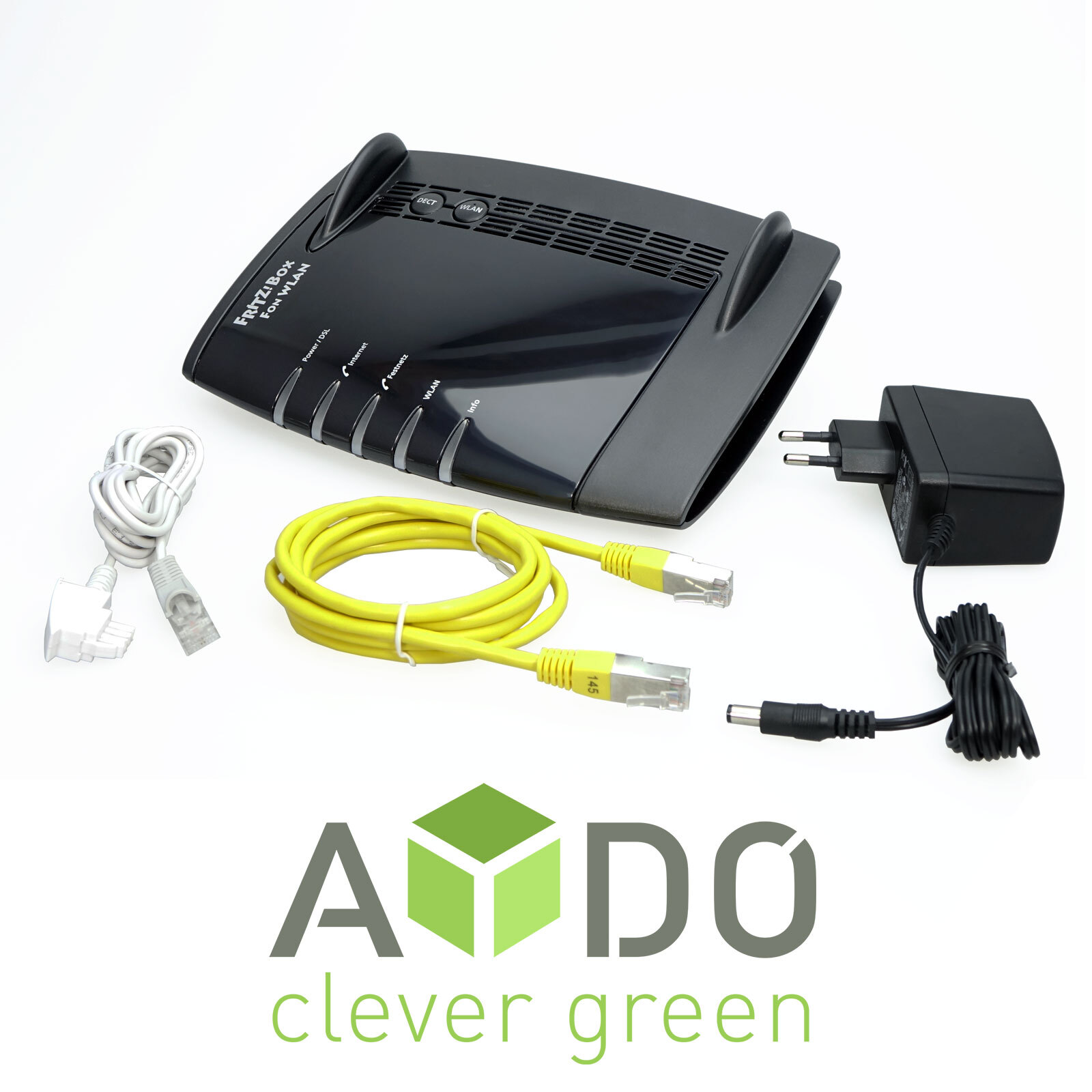 AVM FRITZBox 7520 1und1 HomeServer DSL Modem 4-Port Gigabit WLAN Router ...