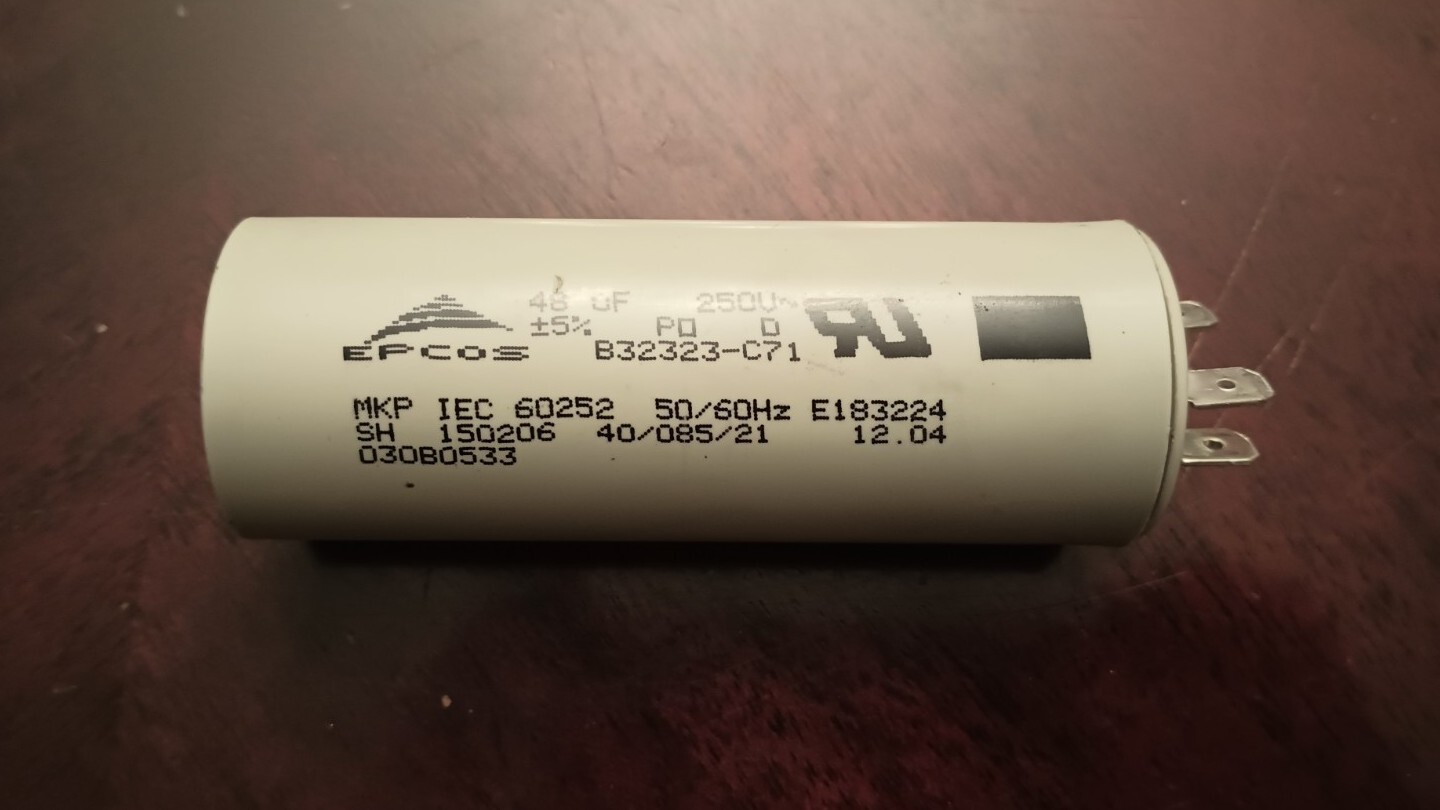 EPCOS 56uf Motor Run Capacitor 250v Lift Master Craftsman Garage Door ...